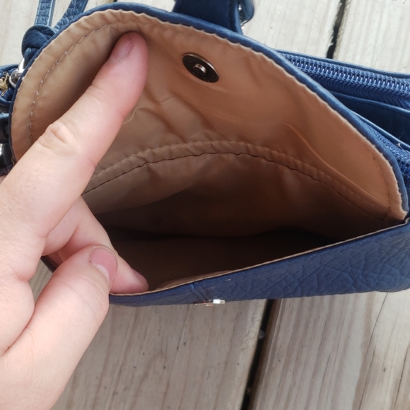 cl america | Bags | Cl America Blue Crossbody Purse | Poshmark